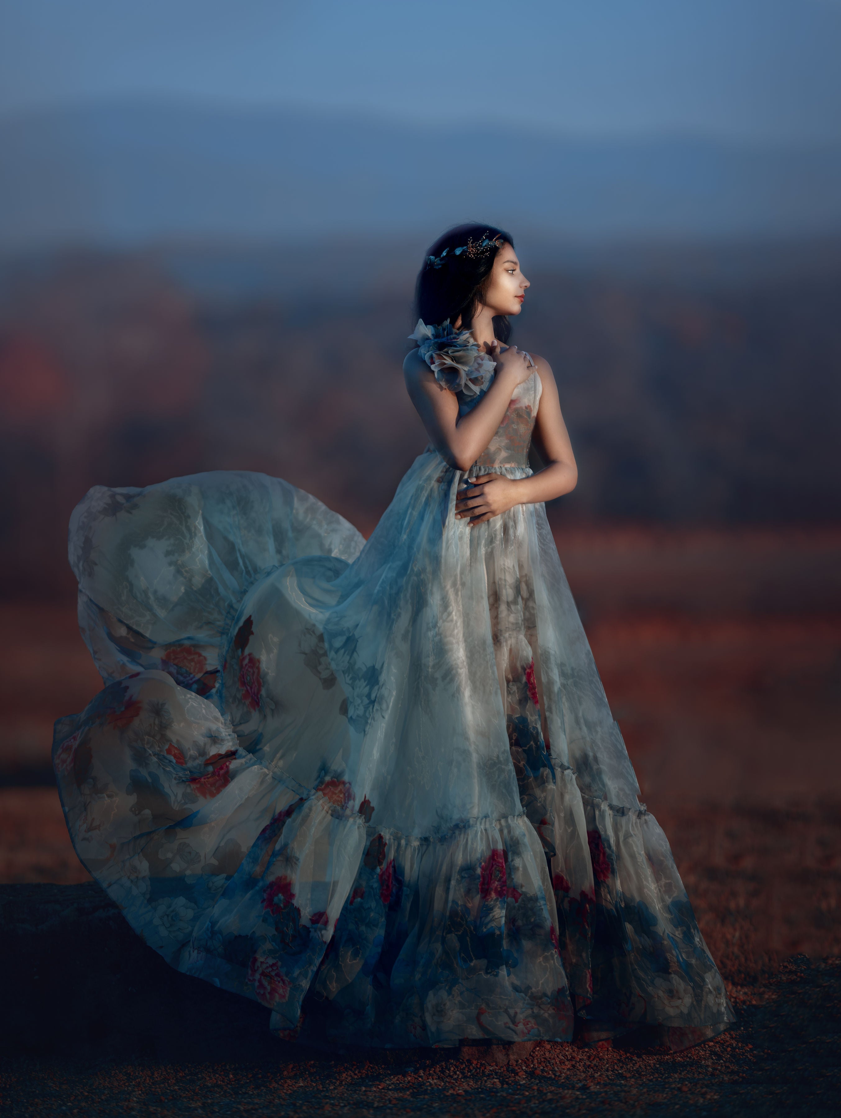 Visions of Fall Gown by Anna Triant Couture