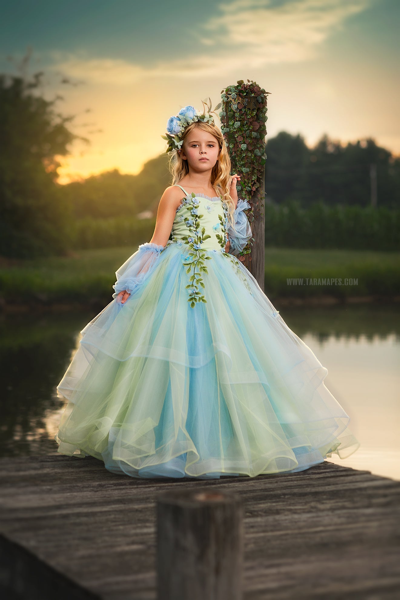 Sprouting Spring Gown – Anna Triant Couture